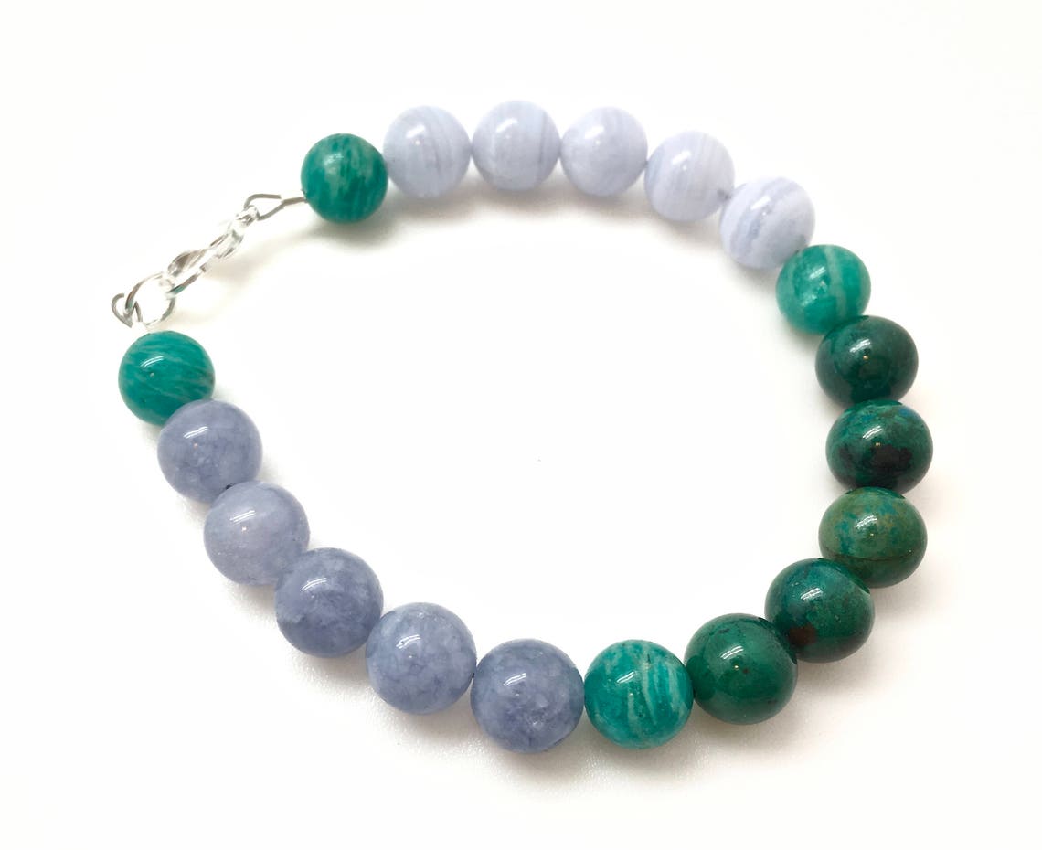 Water Element Bracelet - Calming Peaceful Love - Crystal Bracelet ...