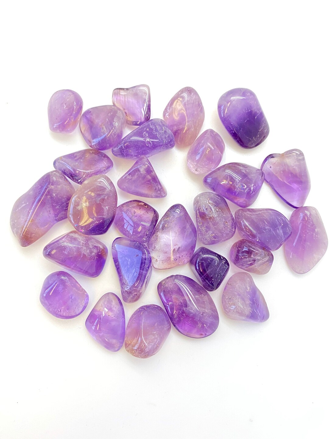 Bolivian Amethyst Tumbled Stone - Multiple Sizes Available - Tumbled ...