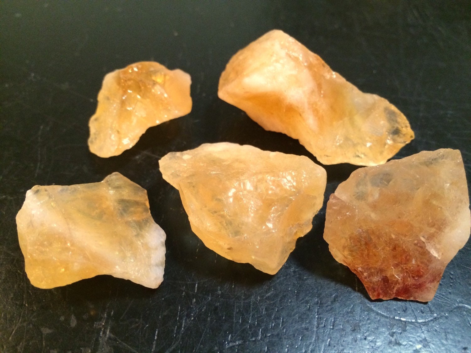 Rough Citrine Crystal Heat Treated 0.5 3 - Etsy