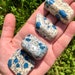 K2 Stone Tumbled - Azurite in Quartz - Tumbled K2 Blue Stone - Multiple ...