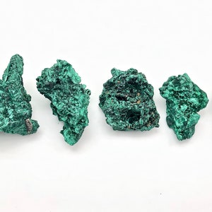 Raw Malachite Stone Velvet Malachite Crystal Rough Malachite Cluster Natural Malachite Silky ...