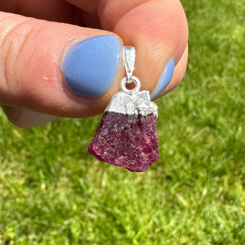 Ruby Pendant - Etsy