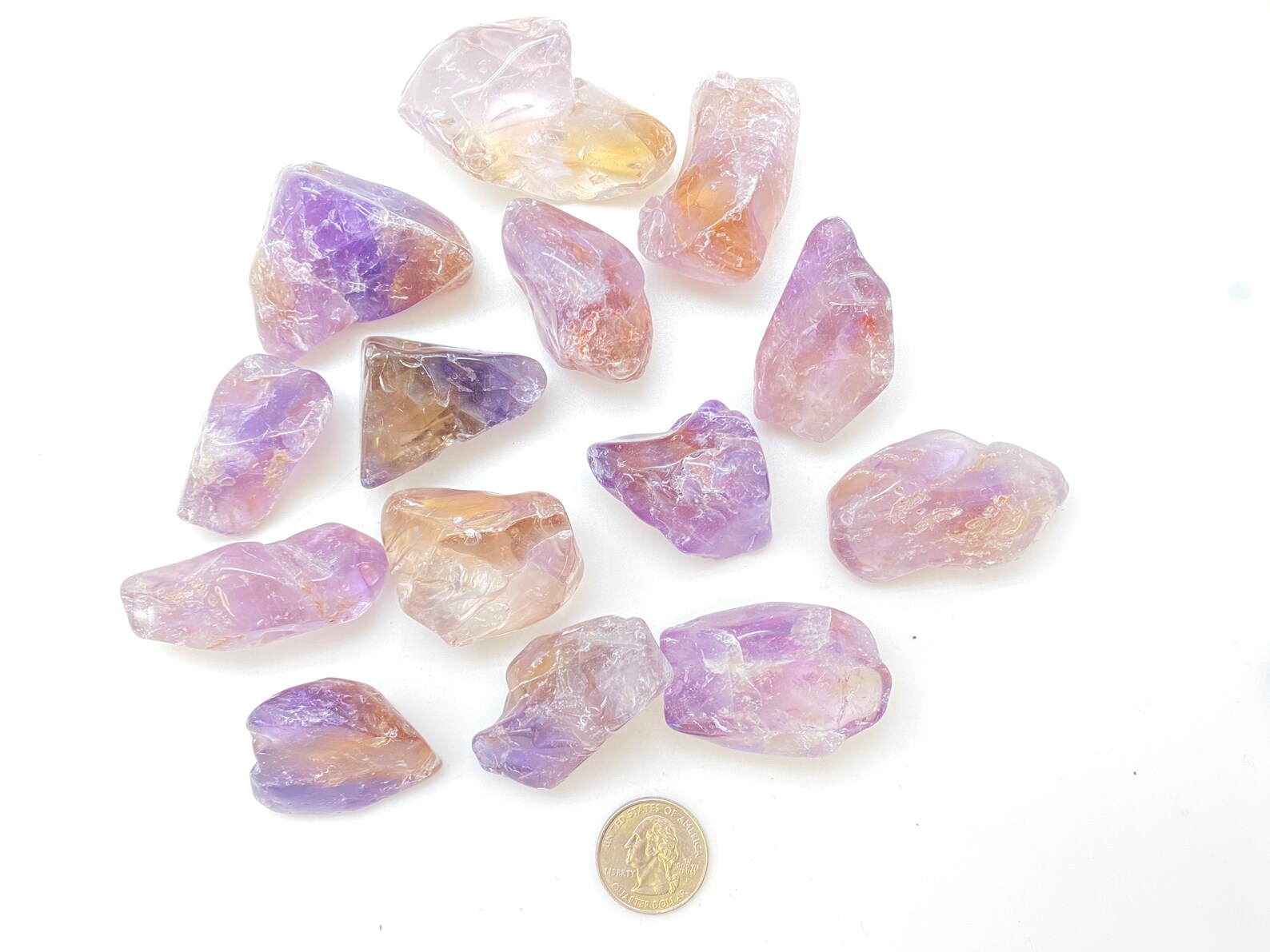 Polished Rough Ametrine Crystal 1 2 Ametrine | Etsy