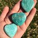 Amazonite Crystal Heart Amazonite Heart Shaped Stone Healing Crystals ...
