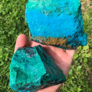 Raw Chrysocolla Stone From Peru - Rough Chrysocolla - Raw Stones ...