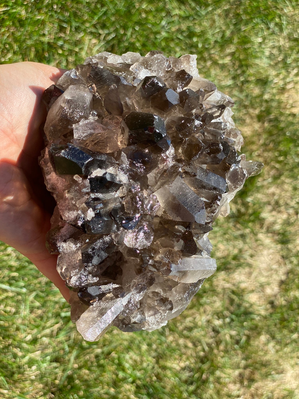 Raw Smoky Quartz Cluster Smoky Quartz Crystal Smoky Quartz - Etsy