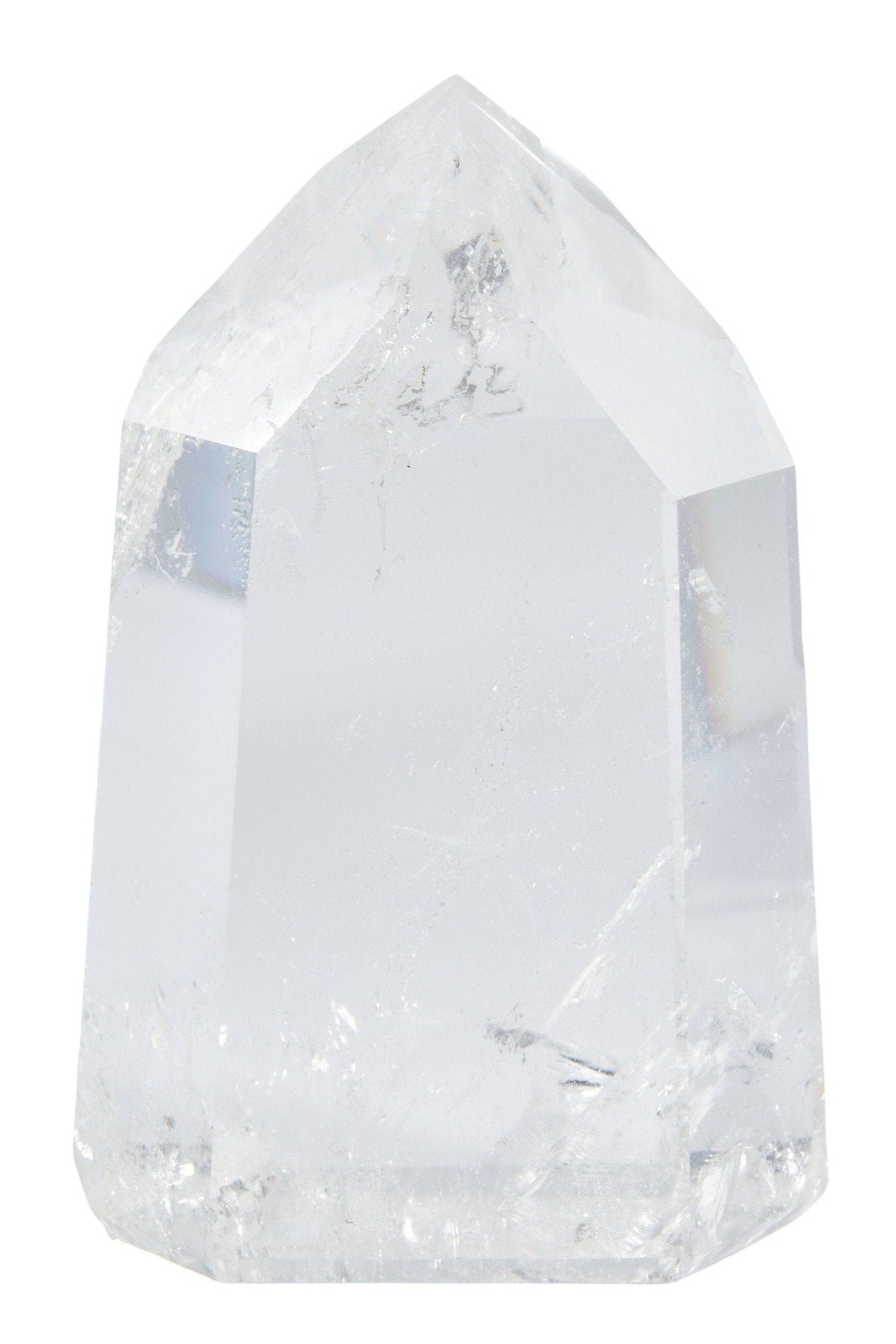 Clear Quartz Crystal Point - Large Clear Quartz Point - Polished ...