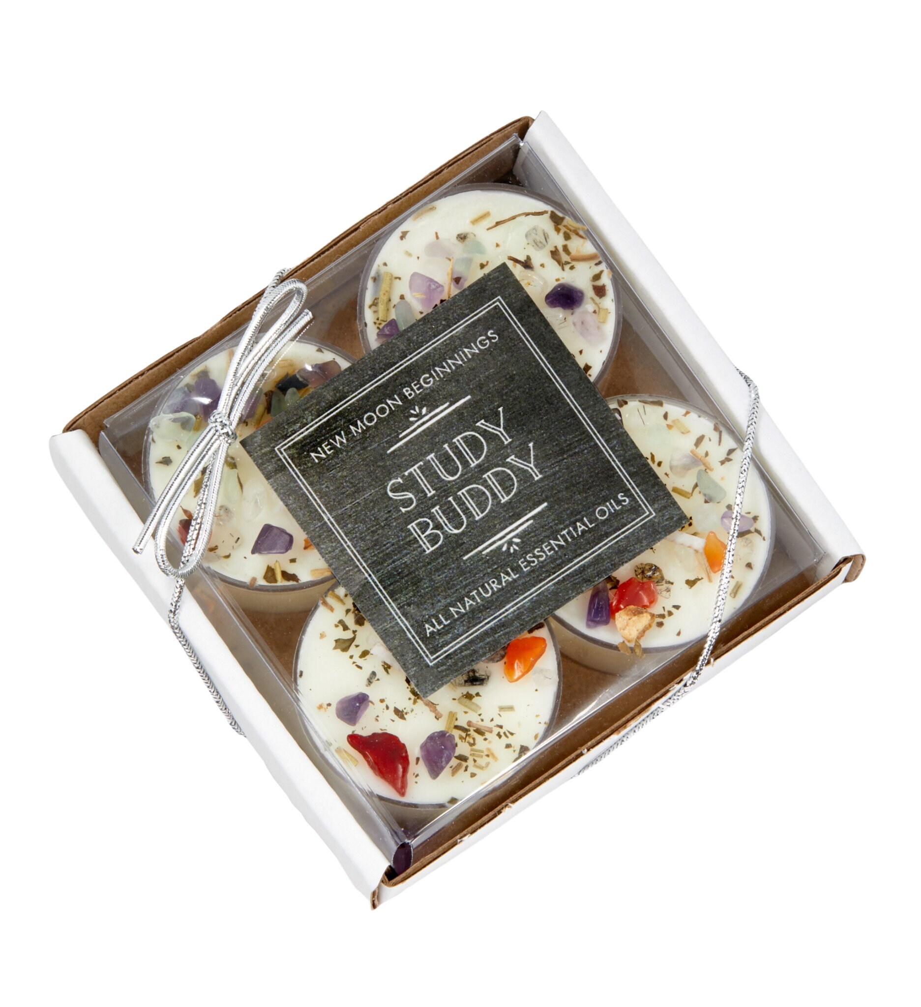 Study Buddy Candles Focus & Concentration Crystal Herb - Etsy UK