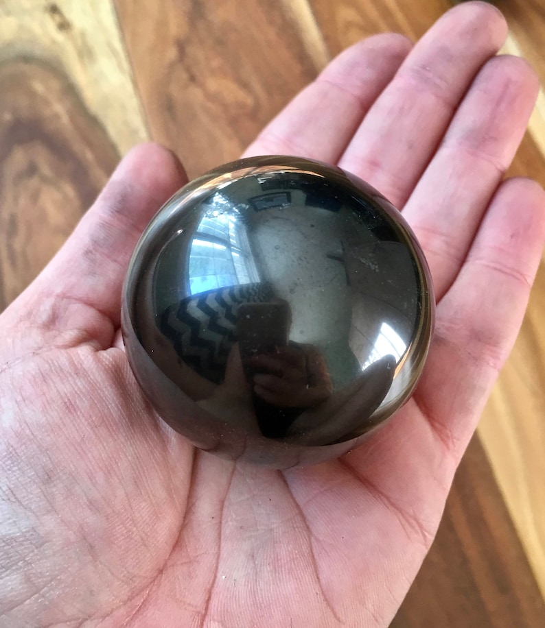 Shungite Sphere 5cm Raw Shungite Stone Emf Protection - Etsy