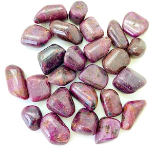Ruby Tumbled Crystal - Multiple Sizes Available - Polished Ruby ...
