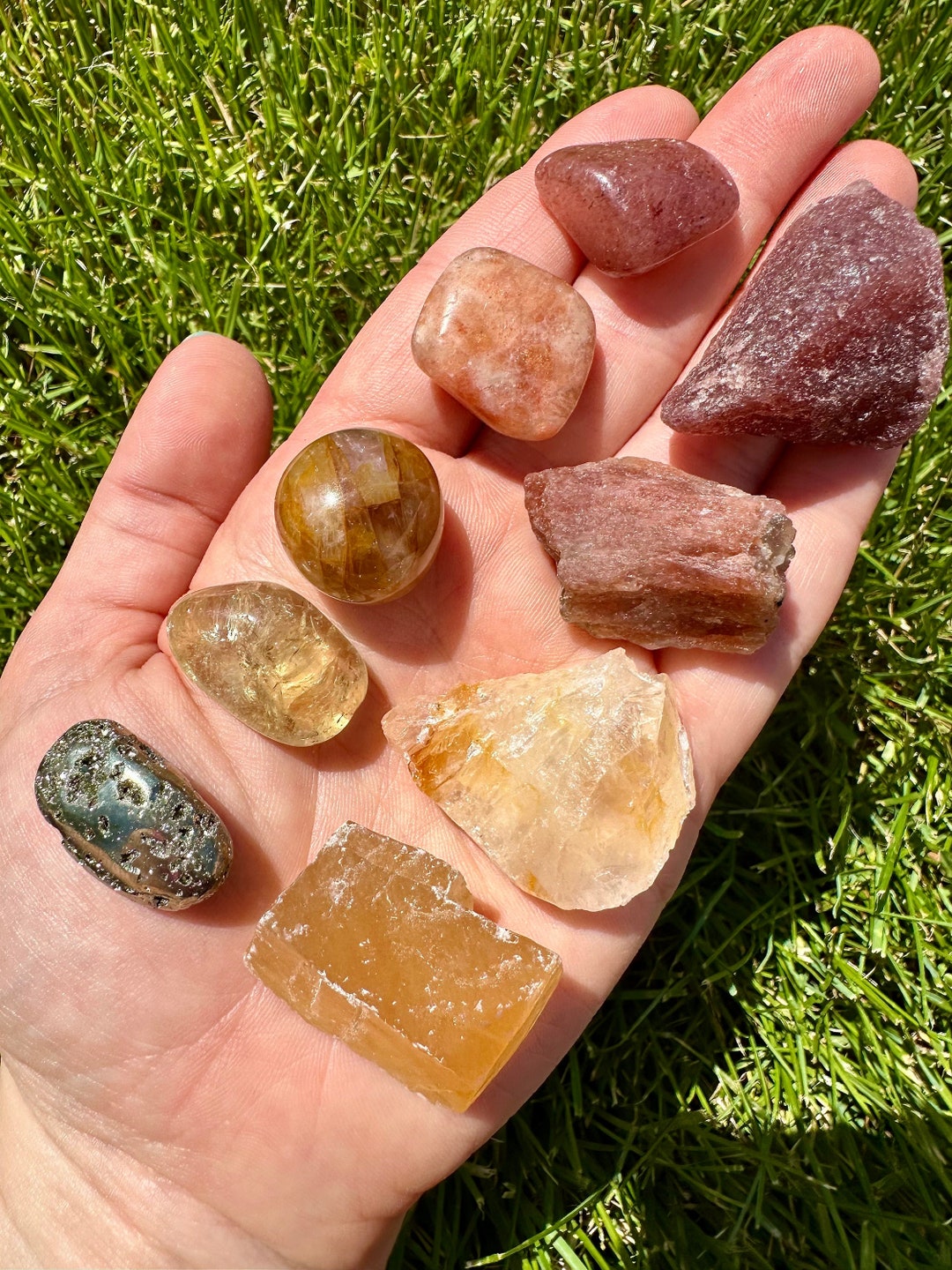 Summer Crystal Set - Crystals for Summer Solstice - Litha Crystals ...