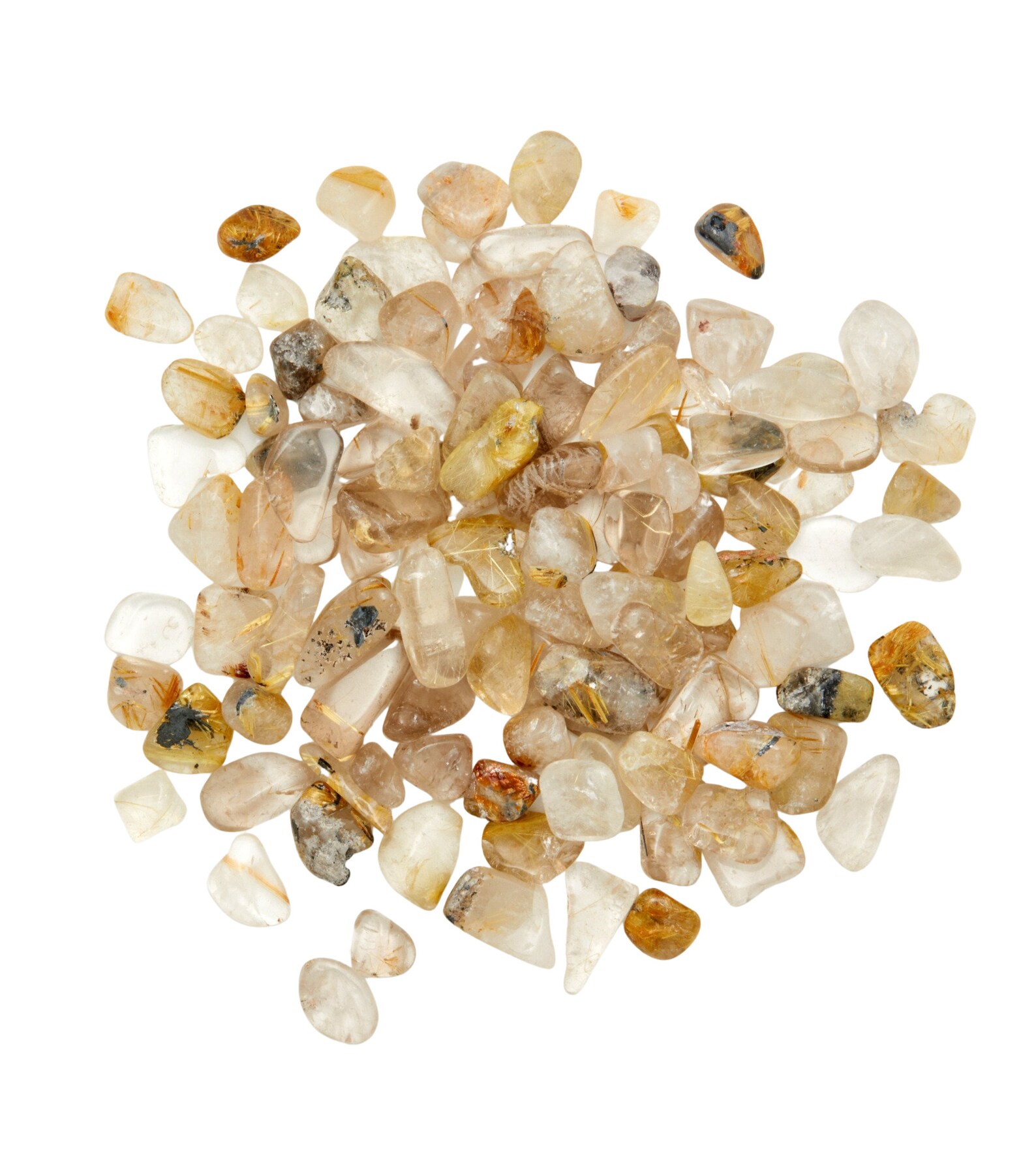 Golden Rutilated Quartz Crystal Bottle Golden Rutilated - Etsy