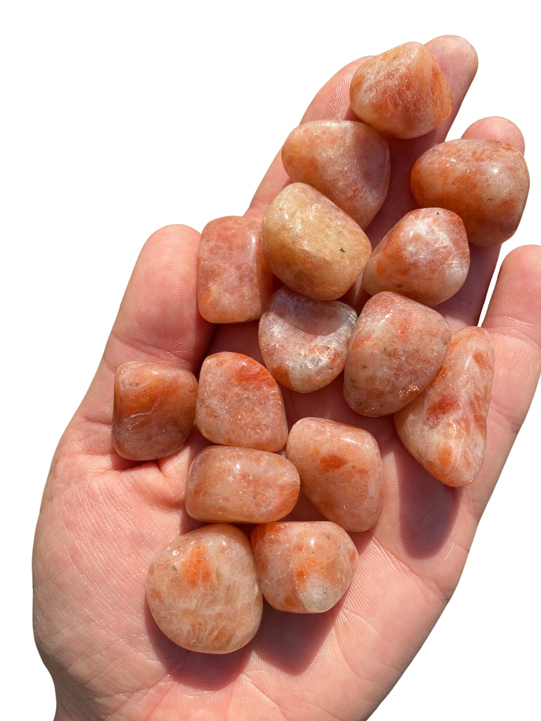 Sunstone Tumbled Crystal - Grade A Sunstone - Tumbled Sunstone - Sacral ...