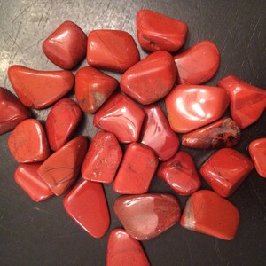 Red Jasper Tumbled Stone - Multiple Sizes Available - Tumbled Red ...