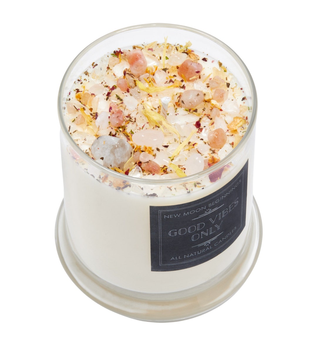 Good Vibes Only Candle - Negative Energy Cleansing - Soy Aromatherapy ...