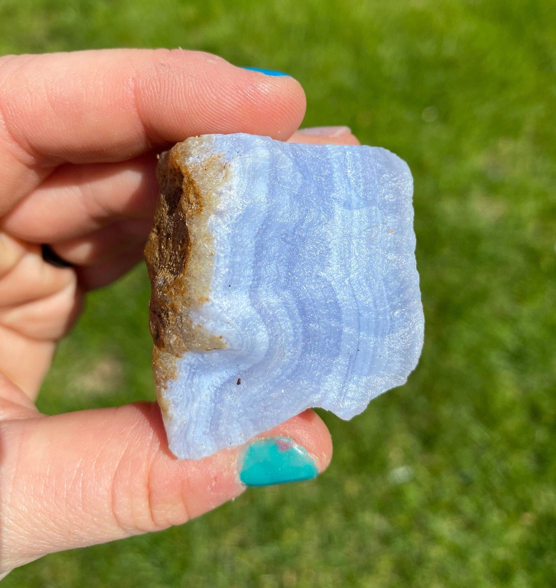 Raw Blue Lace Agate Stone Rough Blue Lace Agate Healing - Etsy