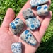 K2 Stone Tumbled - Azurite in Quartz - Tumbled K2 Blue Stone - Multiple ...