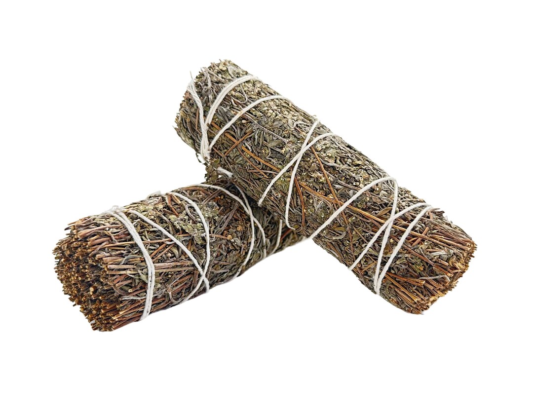 Thyme Stick - Herb Bundle - Thyme Incense - Natural Incense - 4"-5 ...