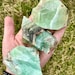 Green Calcite Stone 1 3 Rough Green Calcite Crystal Green Calcite Chunk ...
