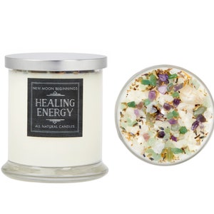 Healing Energy Candle - Negative Energy Cleansing - Soy Aromatherapy ...