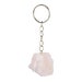 Raw Rose Quartz Crystal Keychain Rose Quartz Stone Keychain - Etsy