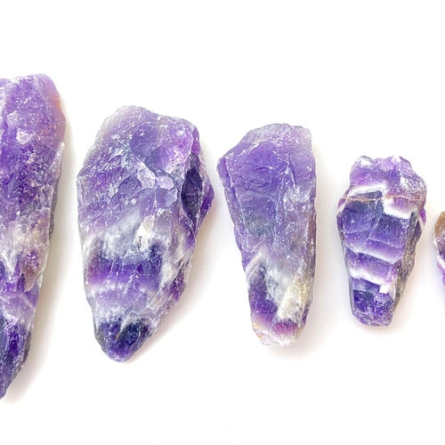 Raw AMETHYST grade A Natural Rough Purple Quartz Crystal - Etsy