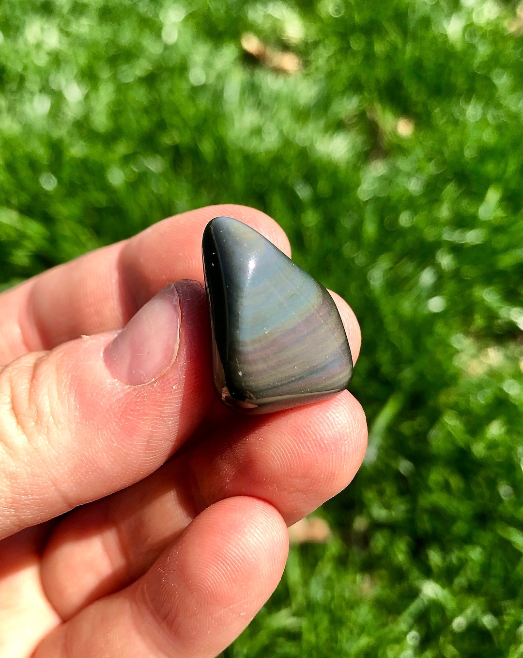 Rainbow Obsidian Tumbled Stones - Multiple Sizes Available - Tumbled ...