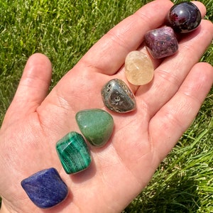 Interview Confidence Stone Set - Job Success - Citrine, Malachite ...
