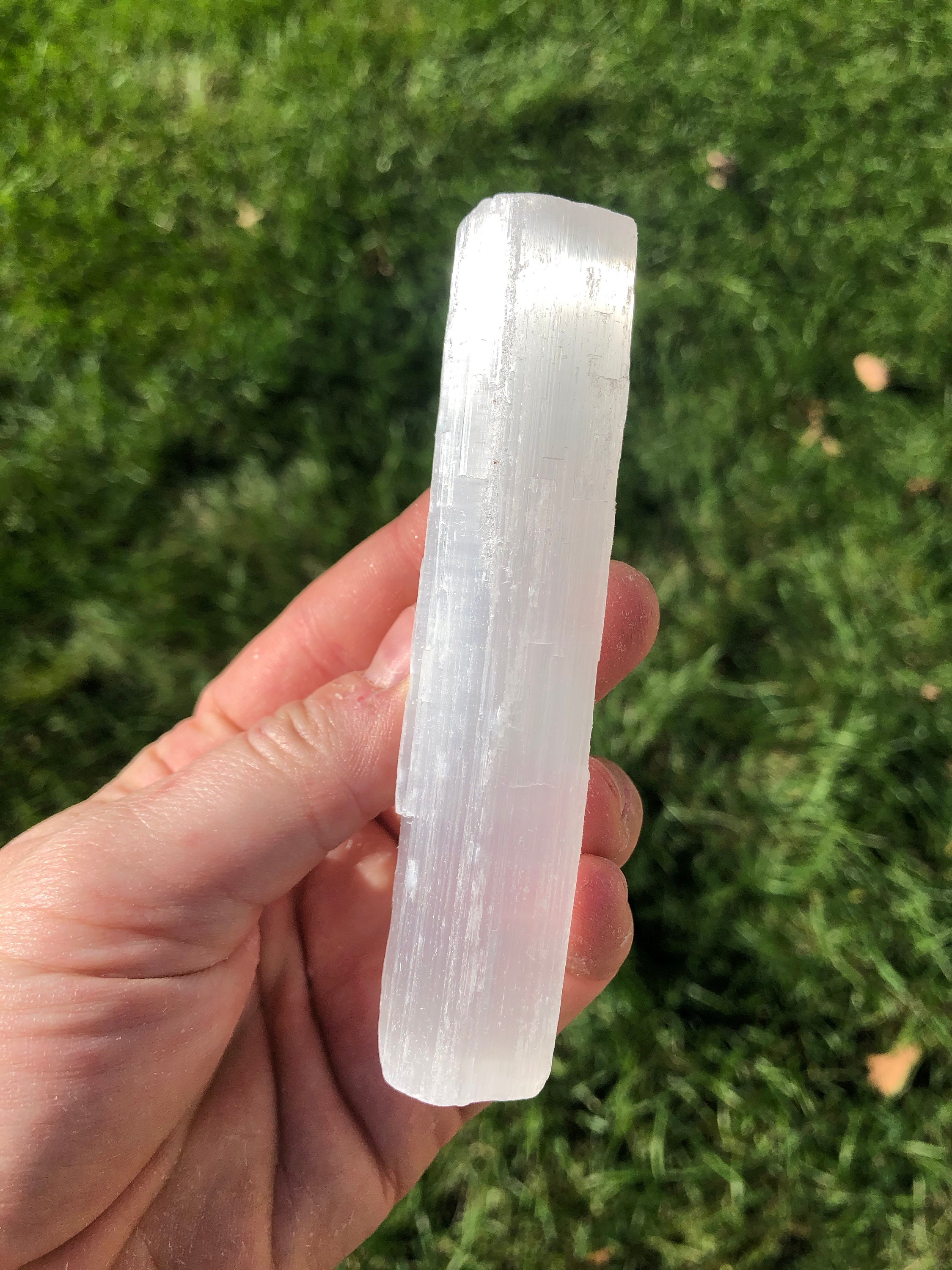 Raw Selenite Wand 4 Raw Selenite Crystal Wand - Etsy