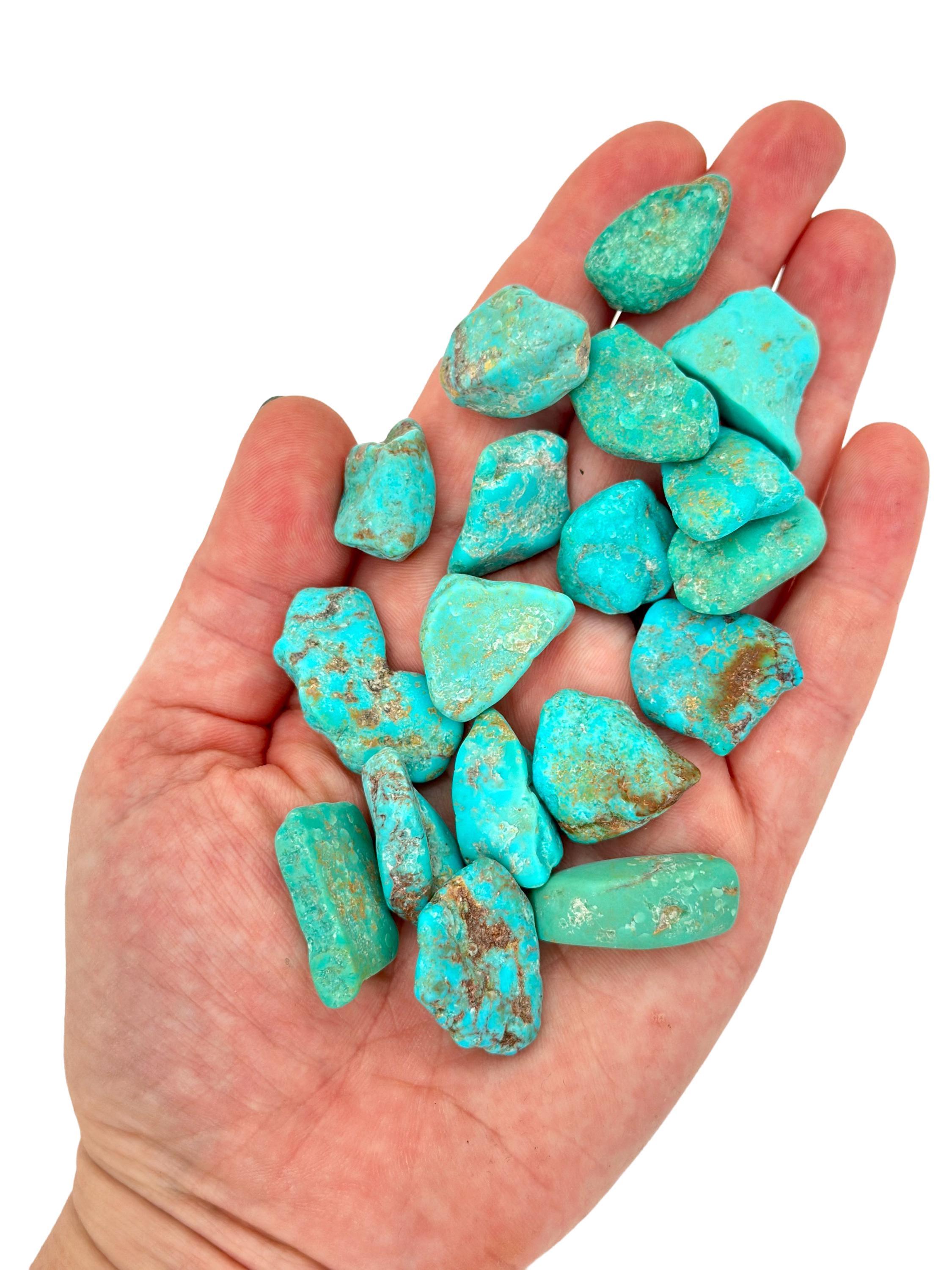 Raw Turquoise Stone From Tyrone - Rough Turquoise From Tyrone, New ...