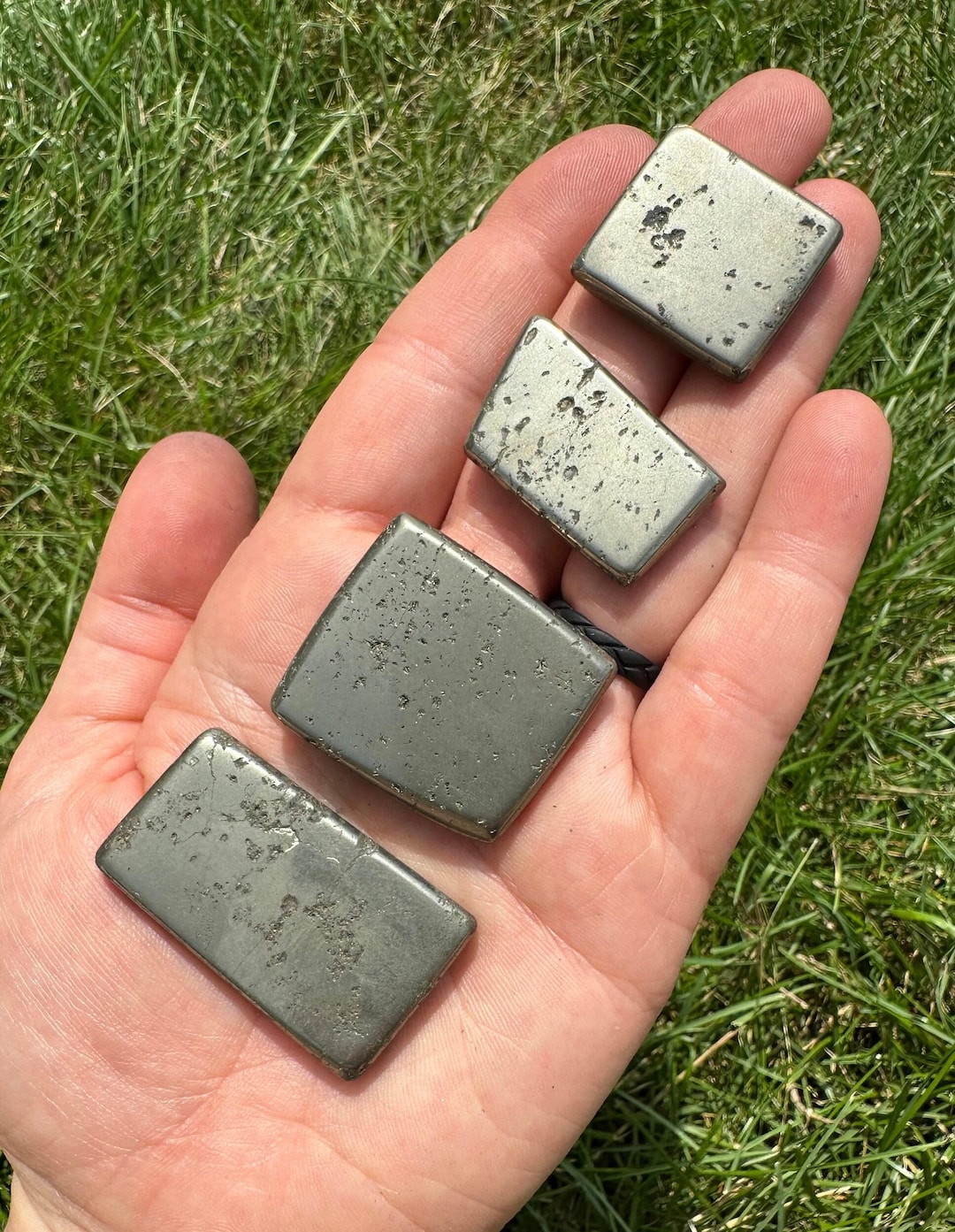 Pyrite Stone Slice - Polished Pyrite Slab - Pyrite Crystal - Pyrite ...