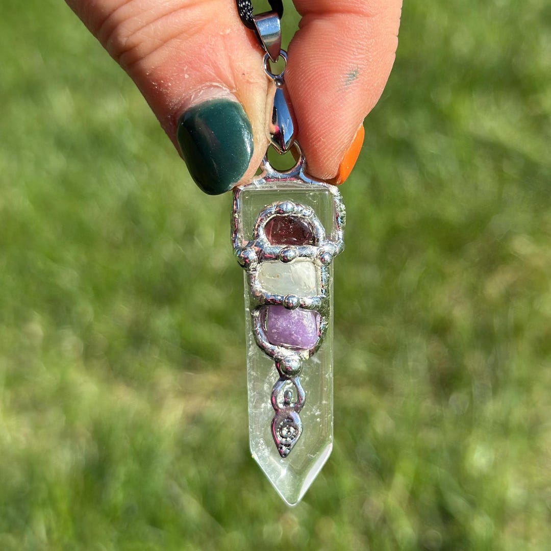 Goddess Blade Amulet - Feminine Strength and Compassion Pendant ...