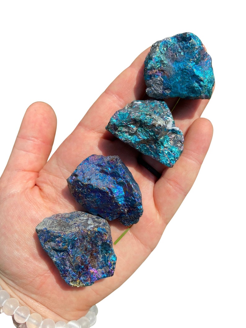 Raw Peacock Ore Crystal Raw Chalcopyrite Stone Healing - Etsy