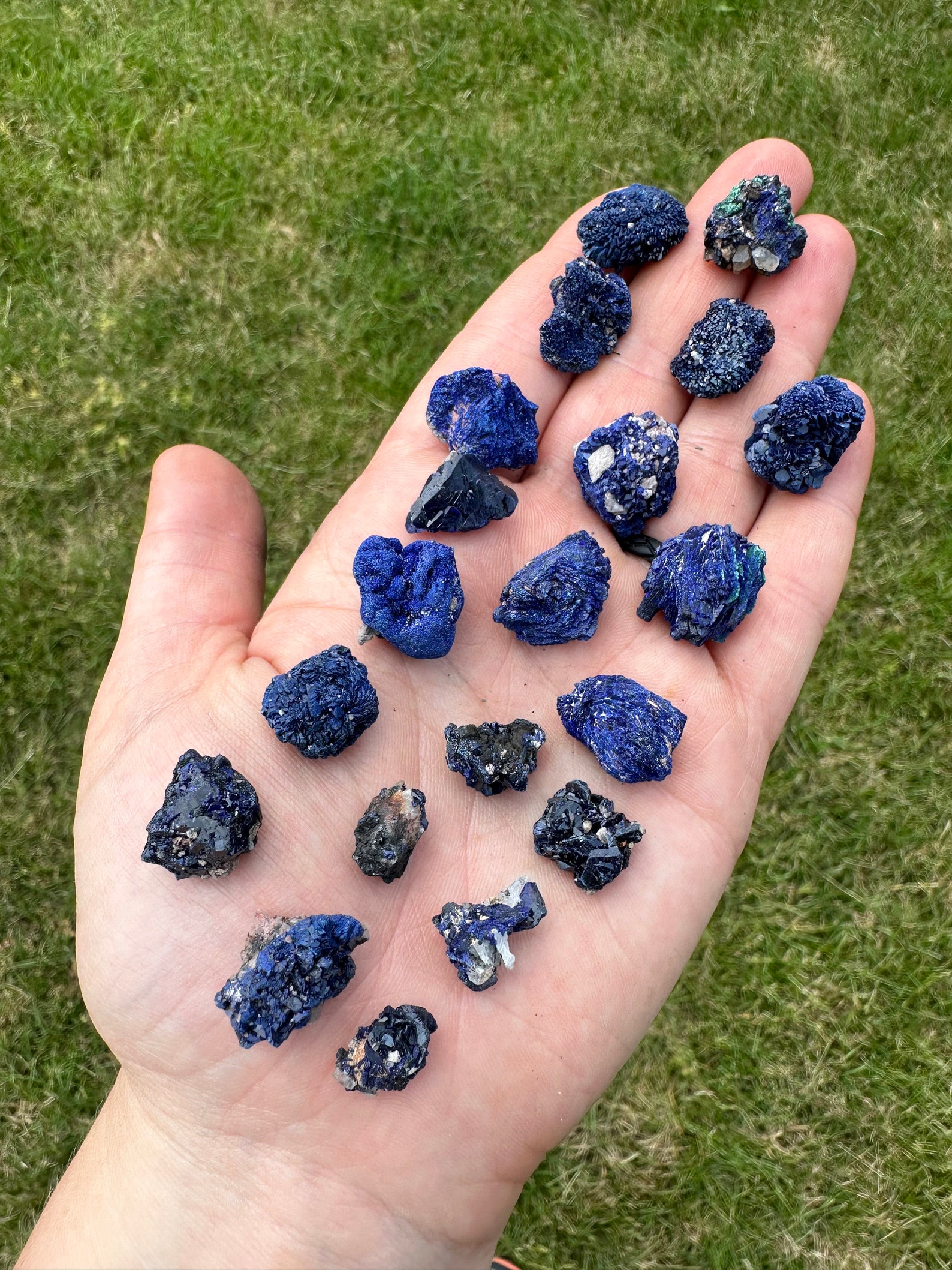 Raw Azurite Crystal Rough Azurite Malachite Stone Raw Azurite Malachite ...