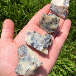 Raw Dendritic Agate Stone Rough Dendrite Agate Crystal Dendritic Agate Raw Rough Agate Crystal ...