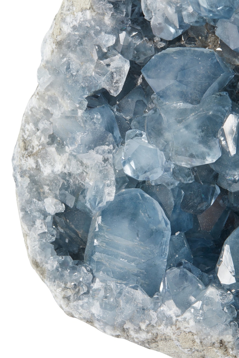 Raw Celestite Cluster - Grade Extra Quality - Blue Celestite Geode ...