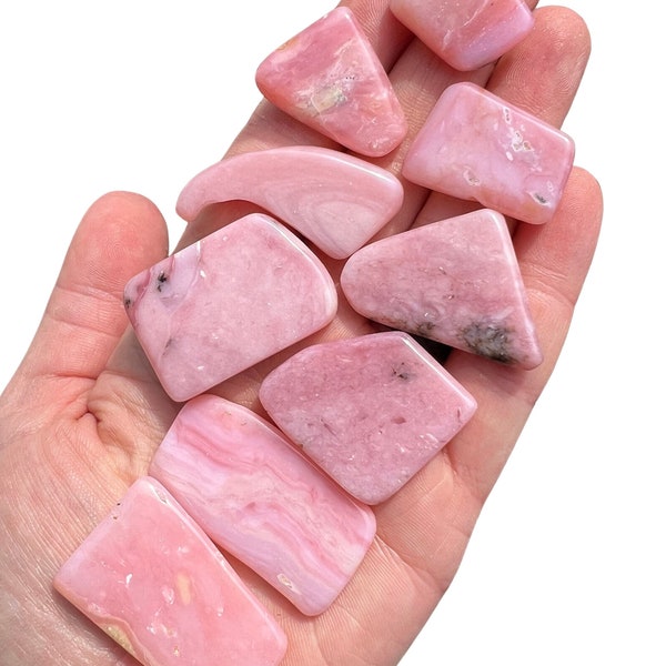 Pink Opal Necklace - Etsy