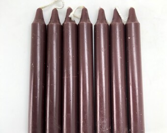 Brown Mini Spell Candles package of 4 - Etsy