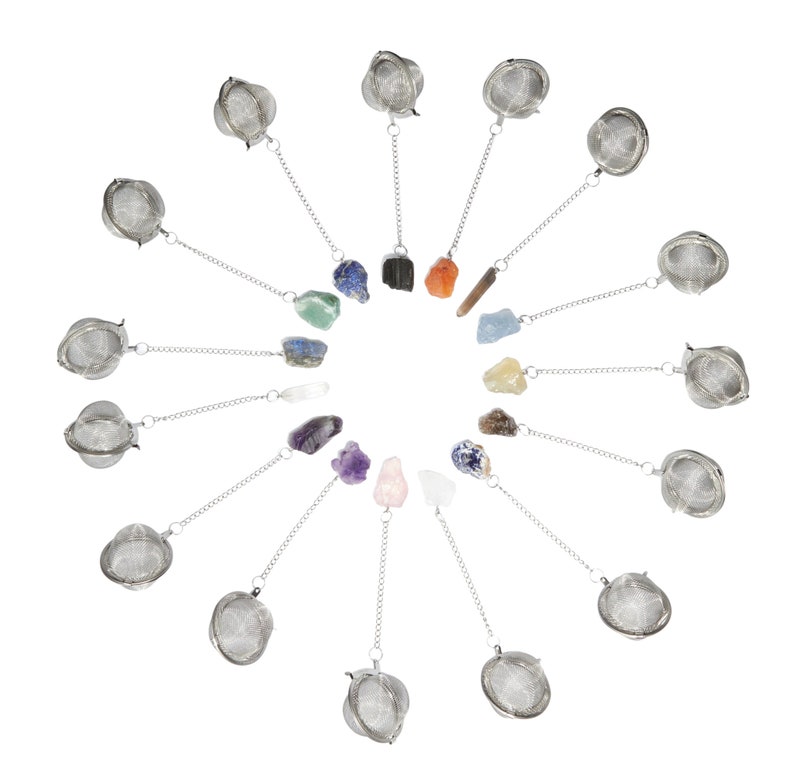 Raw Crystal Tea Infuser Loose Leaf Tea Steeper Cute Tea - Etsy