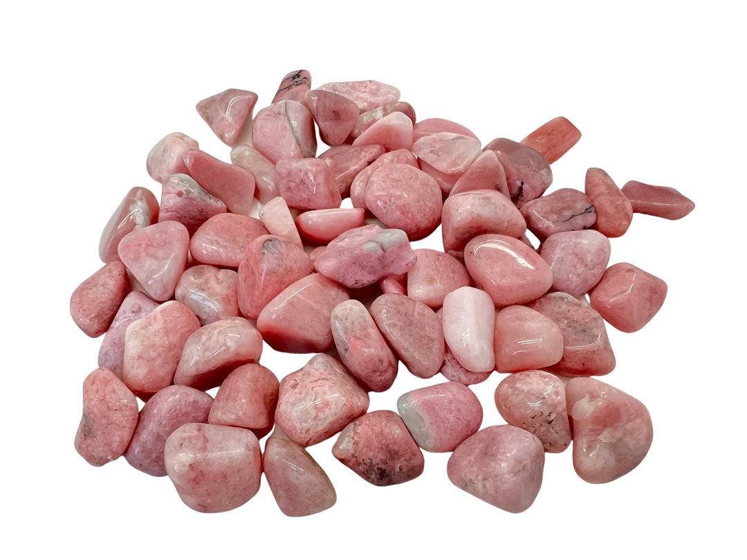 Pink Petalite Tumbled Stone - Multiple Sizes Available - Polished Pink ...