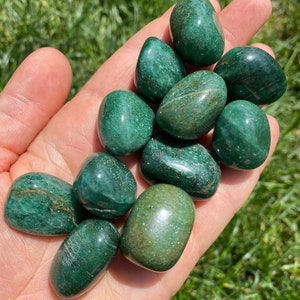 Fuchsite Tumbled Stone - Multiple Sizes Available - Tumbled Fuchsite ...