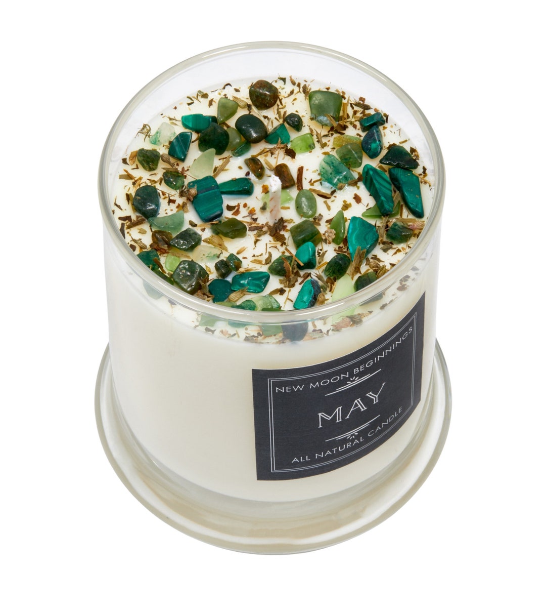 May Candle - Handmade Birthstone & Birth Month Candle - May Anniversary ...