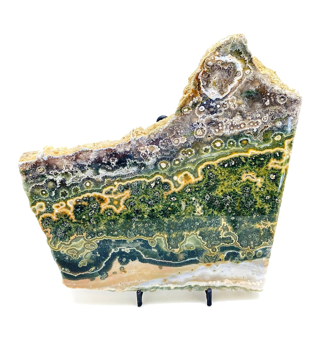 One of a Kind Ocean Jasper Slab Polished Ocean Jasper Slice Large ...