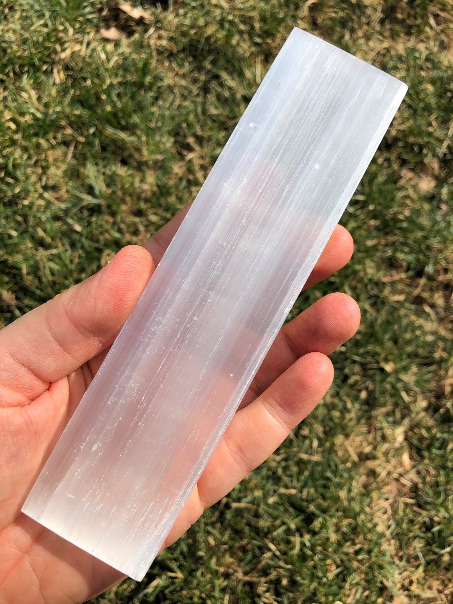 Selenite Plate & Chakra Set Selenite Crystals Selenite - Etsy