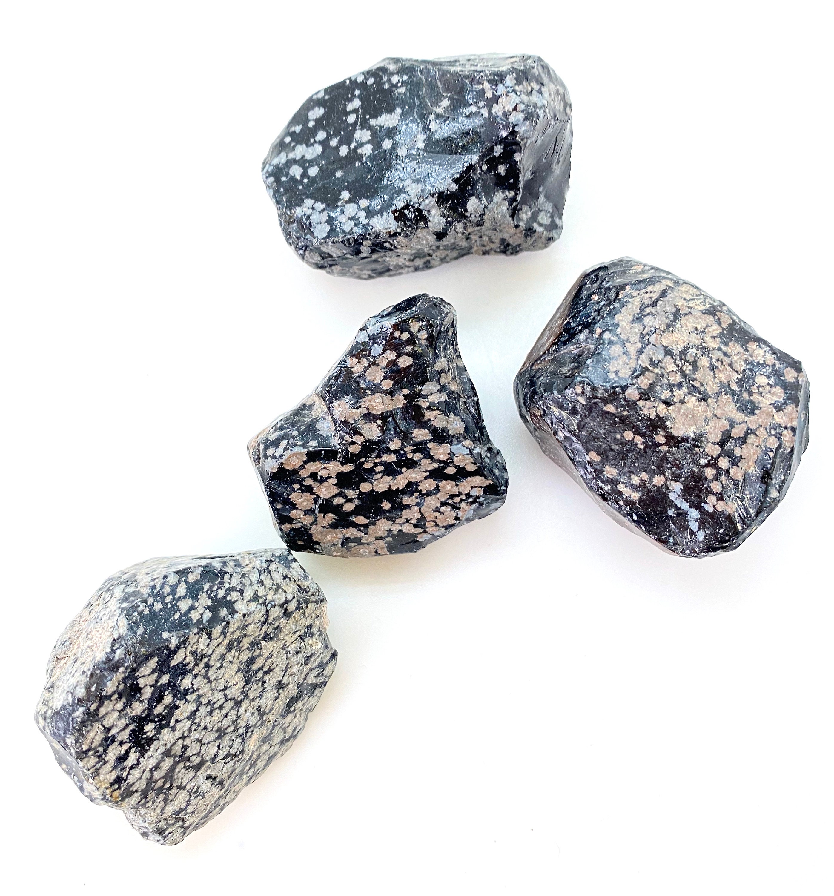 Raw Snowflake Obsidian Crystal 13 Rough - Etsy