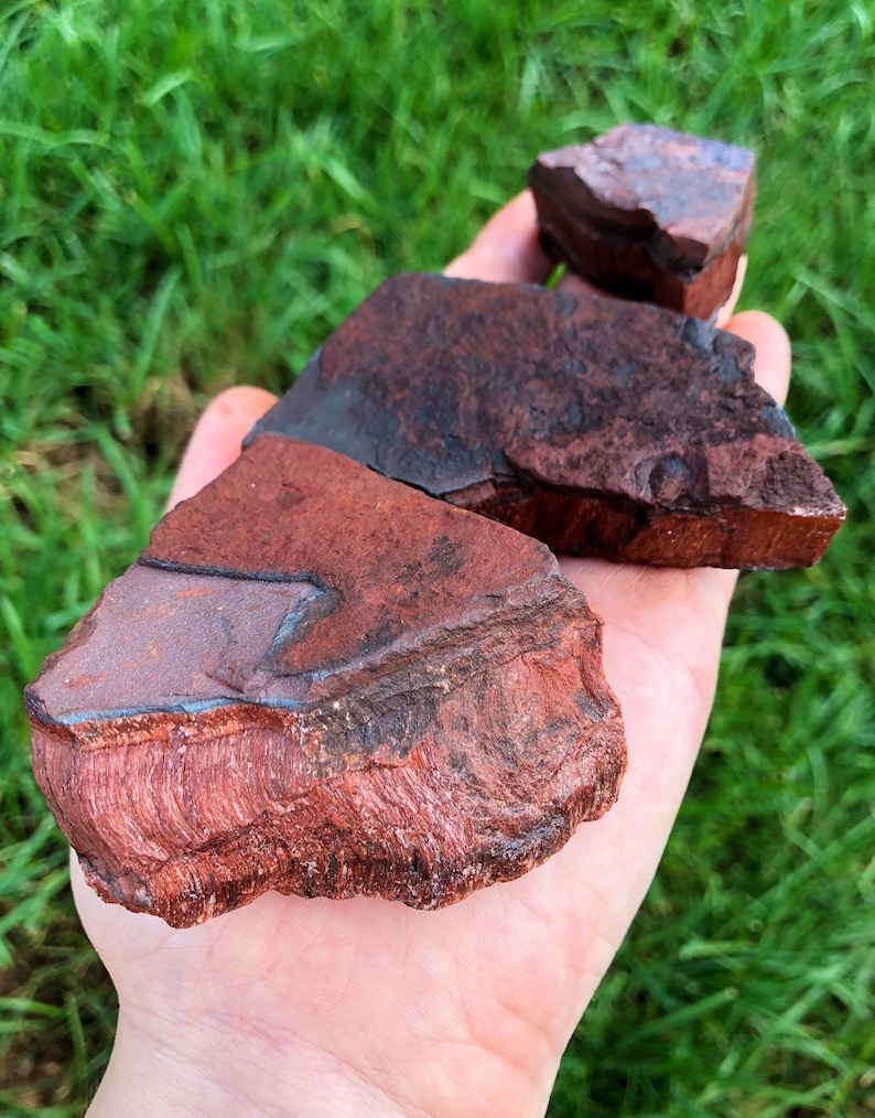 Raw Red Tiger Eye Stone Rough Red Tigers Eye Stone Healing | Etsy