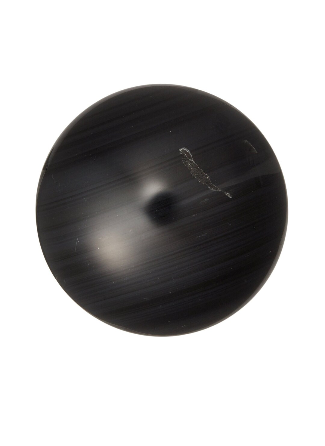 Black Obsidian Stone Sphere - Polished Black Obsidian Crystal Sphere ...