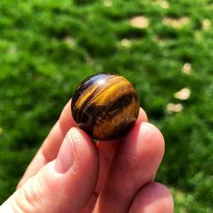 Tigers Eye Crystal Sphere - Tiger Eye Sphere - Solar Plexus Chakra ...