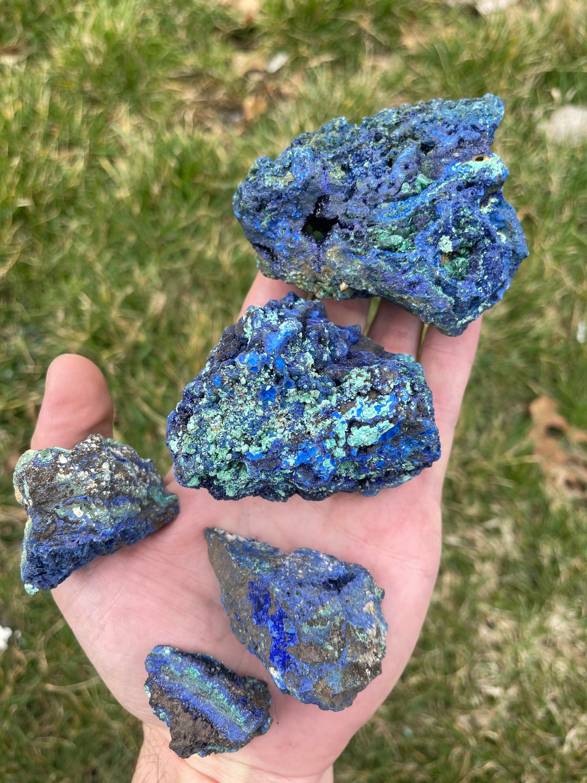 Raw Azurite Crystal Azurite Malachite Stone Raw Azurite | Etsy