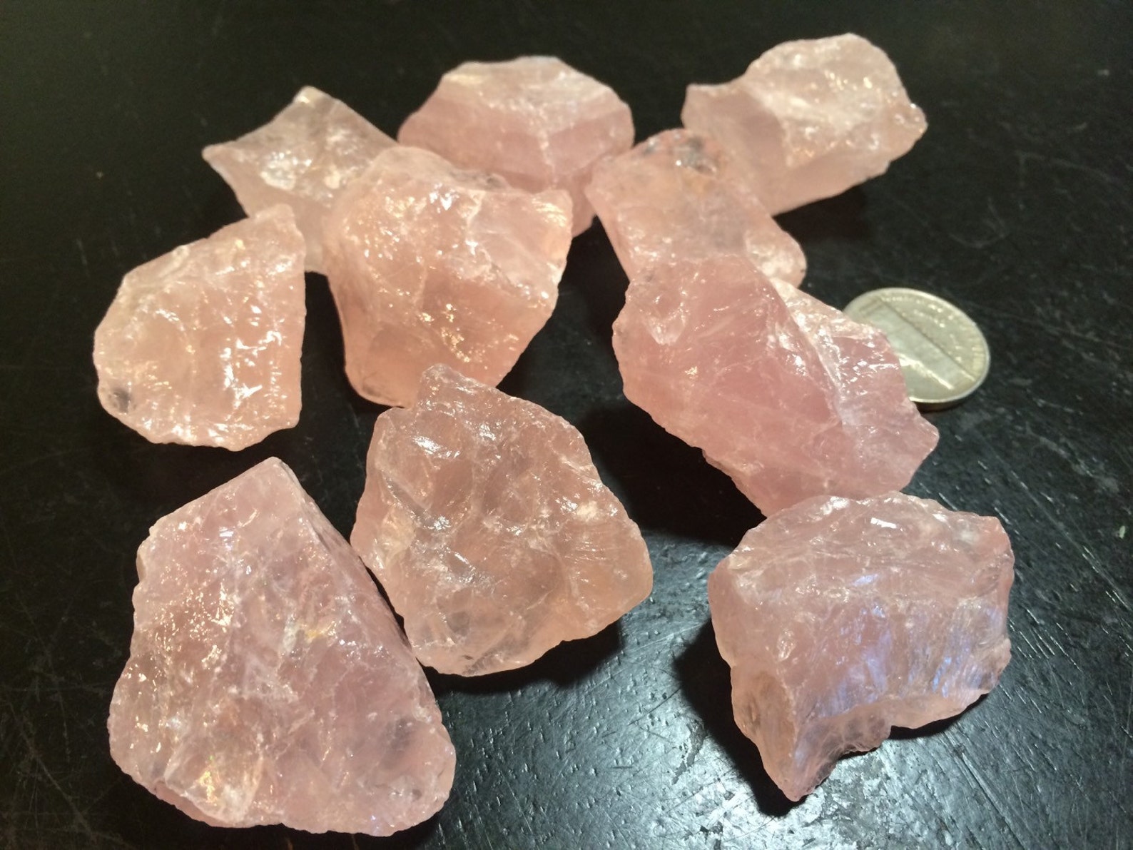 Raw Rose Quartz Crystal Rose Quartz Crystal Cluster Rose - Etsy